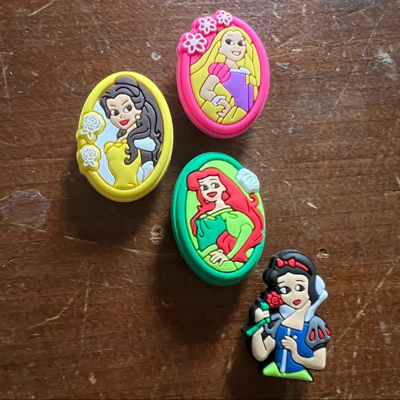 Accessories | Disney Princess Croc Charms Set Belle Rapunzel Snow White ...